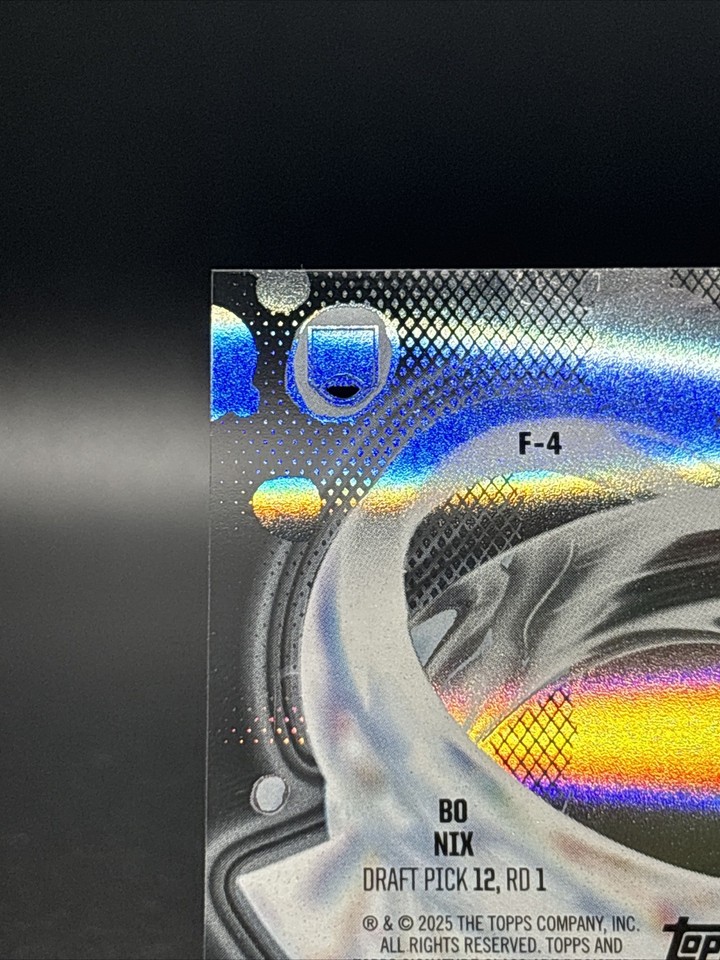 2024 Topps Signature Class Rare Fluidity Bo Nix Case Hit #F-4 Broncos ...