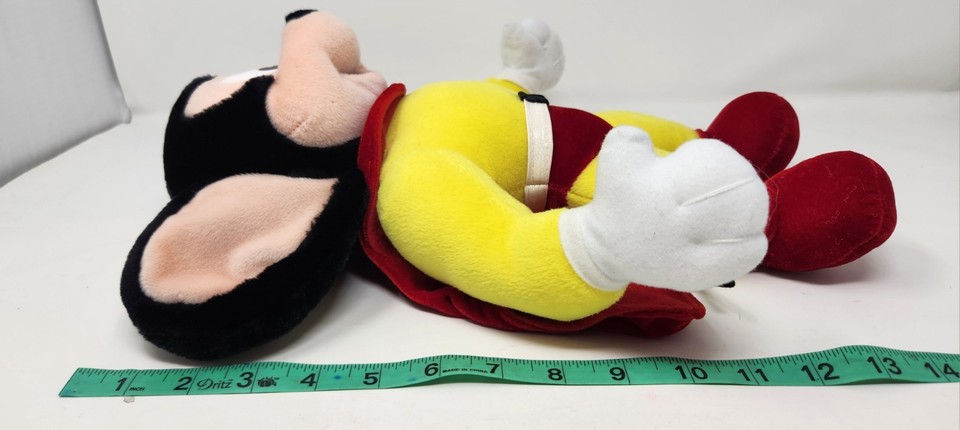 Vintage Y2K Mighty Mouse Stuffed Toy Figure Plush Red Cape 2002 VTG ...