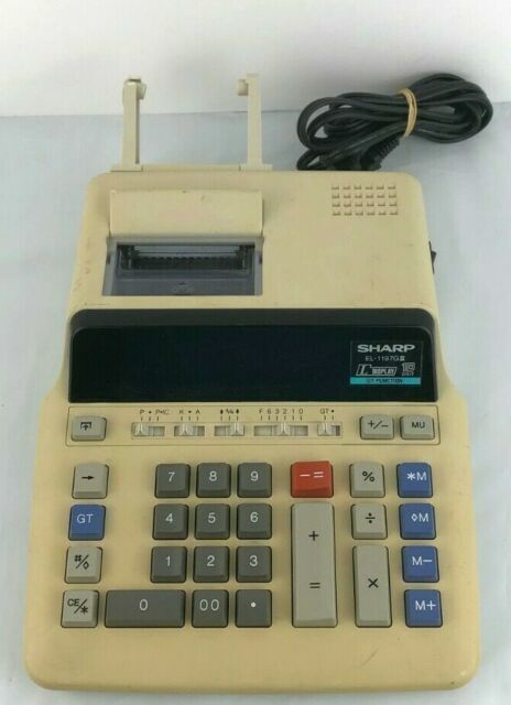 Sharp EL-1197GIII Printing Calculator for sale online | eBay