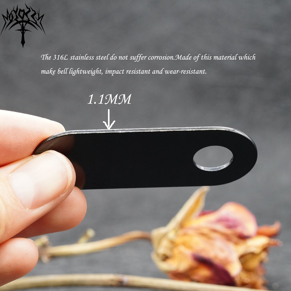 Motorcycle Biker Bell Hanger Goth Death Skull Grim Reaper FITS Harley ...