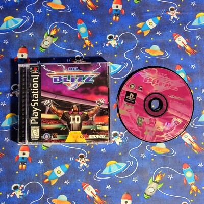 PlayStation 1 PS1 NFL Blitz Complete CIB Tested Polished Disc Black ...
