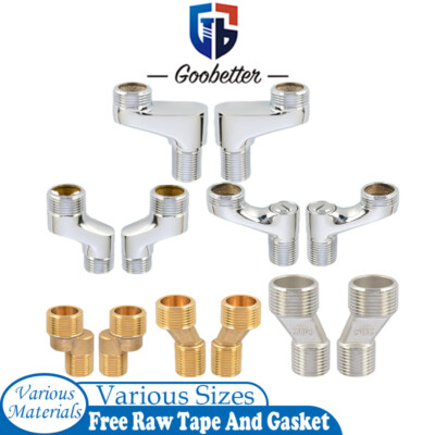 Bathroom Shower Faucet Adapter Wall Mounted S-unions Width Angle ...