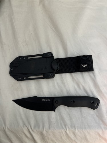 Ka-Bar BK18 Becker Harpoon Steel Fixed Blade Knife 4.625" w/Sheath | eBay