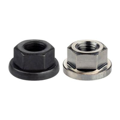 Sechskantmutter DIN 6331 hohe Form (1,5 x Ø) mit Bund Stahl / Edelstahl ...