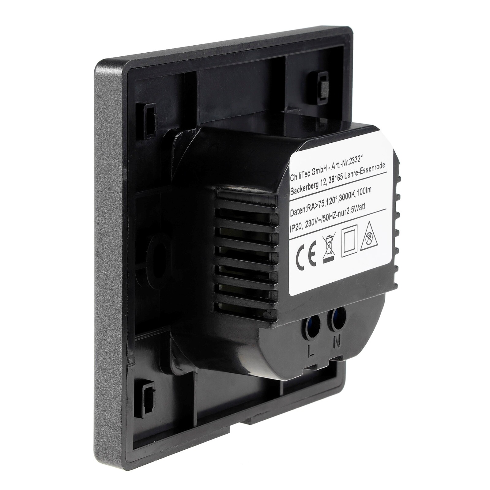 LED Wand-Einbau-Strahler 230V für UP-Dose Treppen-Stufen-Licht Leuchte ...