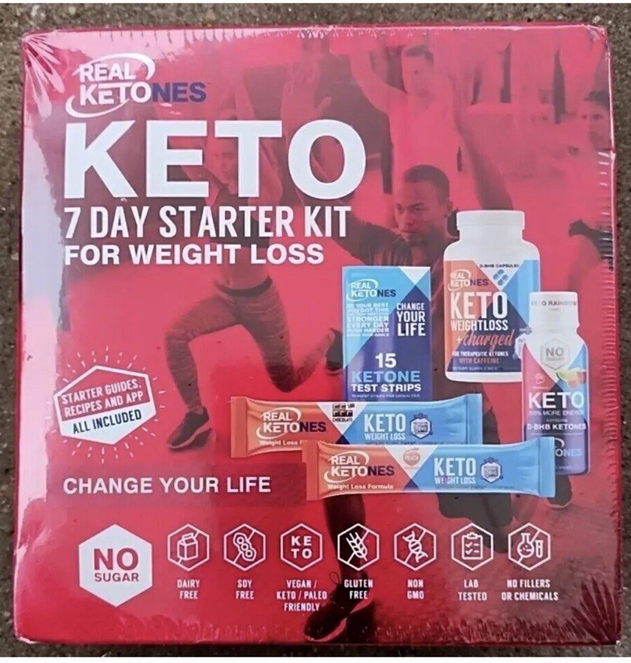 REAL KETONES KETO STARTER KIT FOR WEIGHT LOSS EXP-05/2024 NEW | eBay