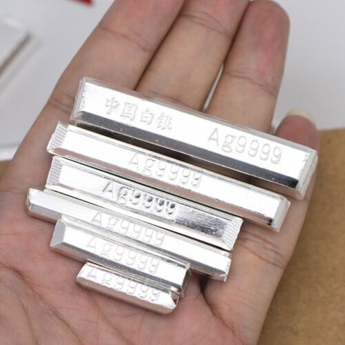 9999 Pure Silver Bar Invest silver Bullion Silver Material Collection ...
