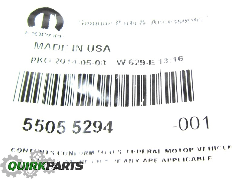 97-02 Dodge Dakota With Chrome Step REAR LICENSE PLATE LAMP LENSE OEM ...