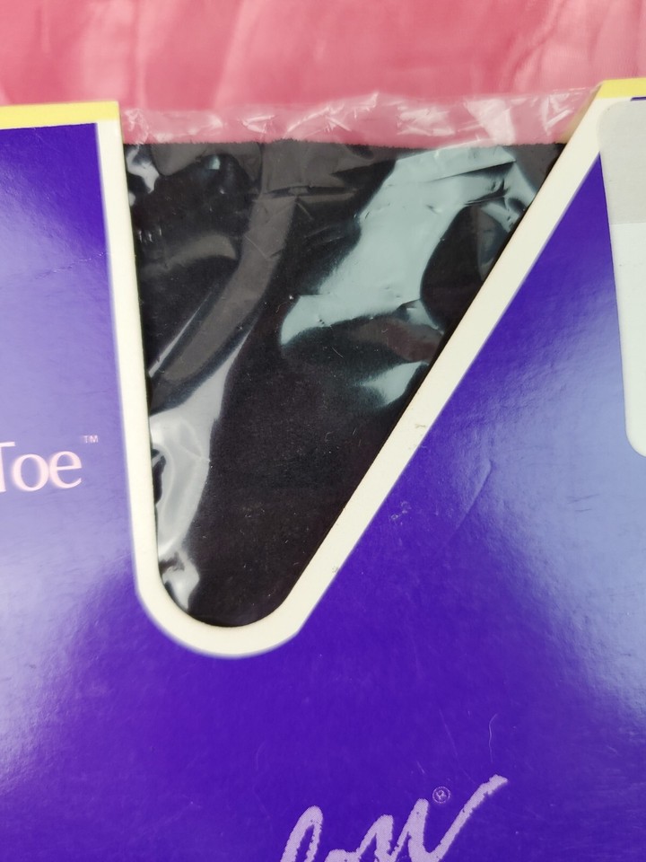 Vtg Sears Cling-alon Nylon Control Top Pantyhose Black Size Average 110 ...