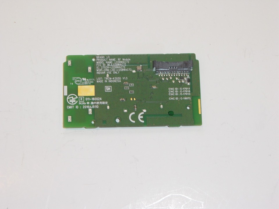 NEW LG LGSBWAC72 EAT63377302 Wi-Fi Module D314 | eBay