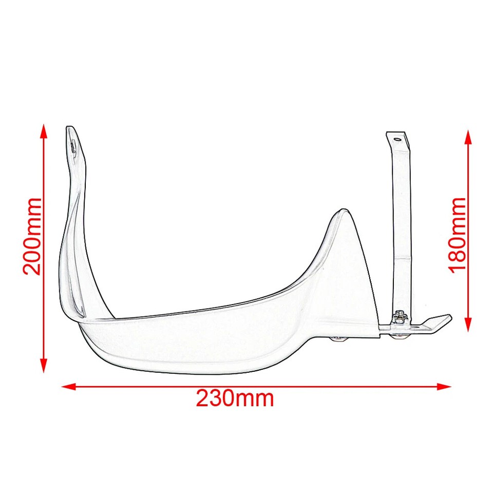 Handguards shields Hand Guards Plastic For Kawasaki Versys650 Versys ...