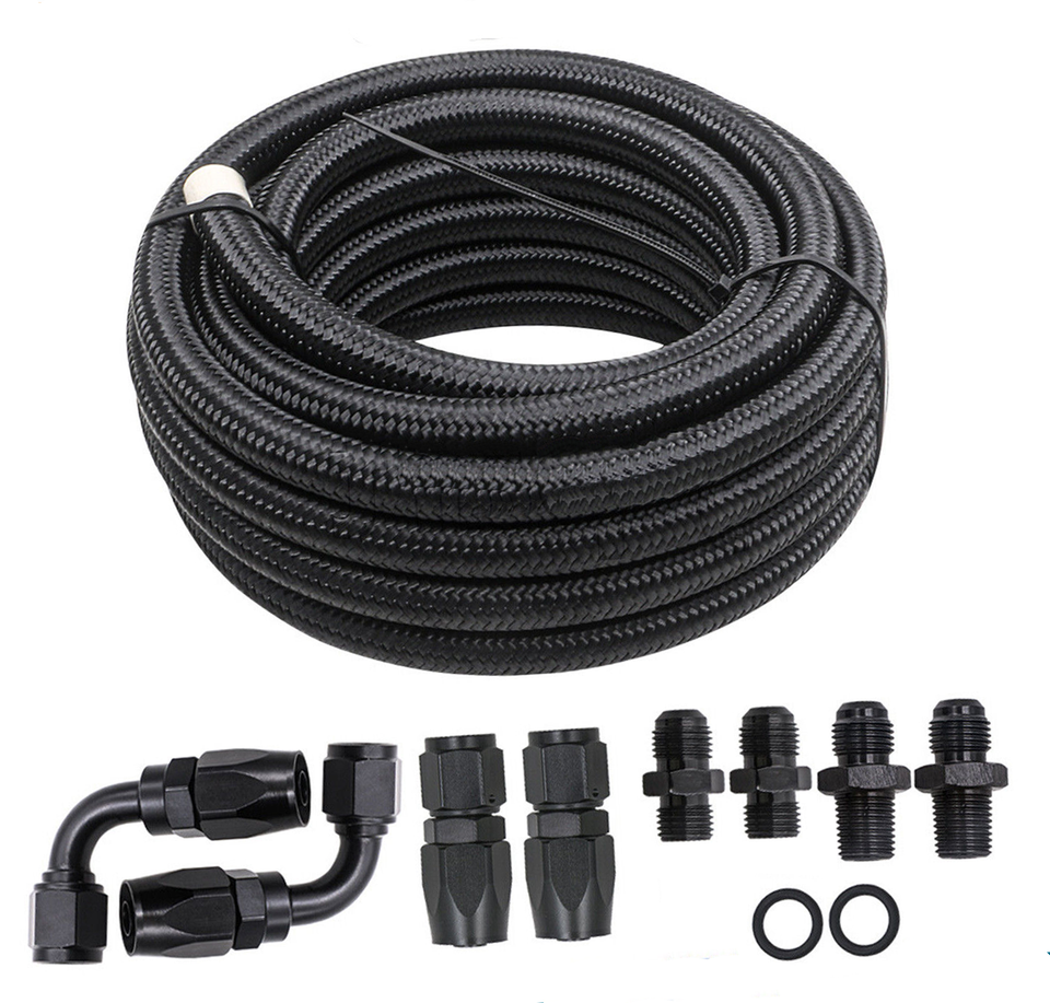 Automatic Transmission Cooler Line Kit 6AN Hose Line Kit Fits For GM ...