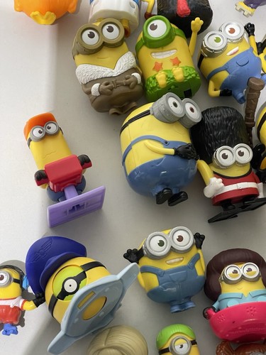 Minions McDonalds Toys Bulk X 87 Large Small 3 X Gold Promotional ...