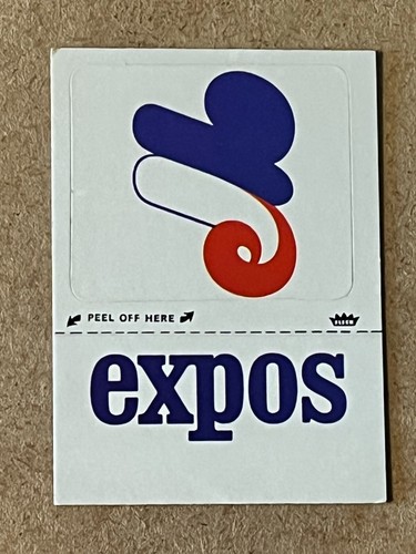 Montreal Expos 1990 Fleer Sticker | eBay