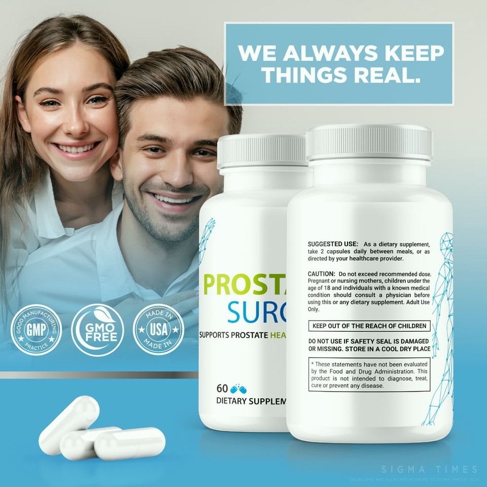 (2 Pack) ProstaSure Prostate Health Pills for Men, Supports Healthy ...