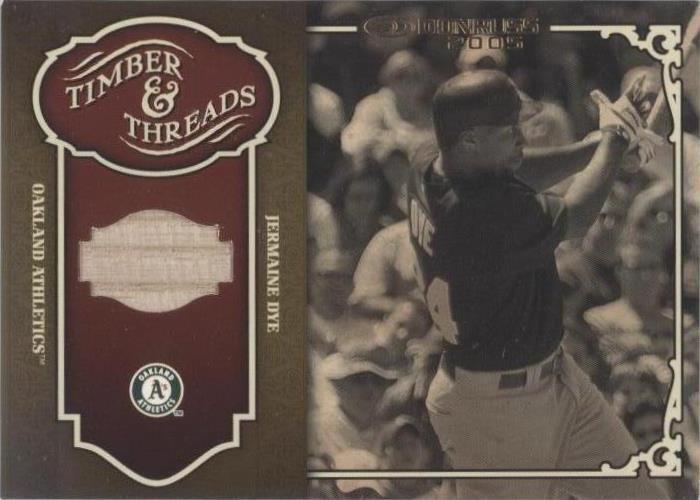 2005 Donruss - Timber & Threads Jermaine Dye #TT-20 Bat (MEM) for sale ...
