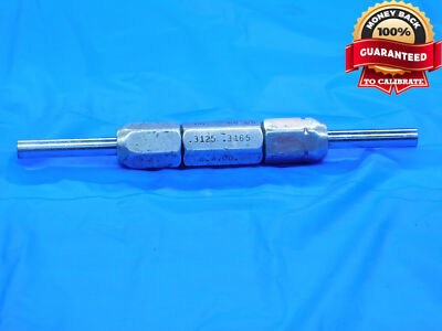 .3125 & .3165 CLASS X PIN PLUG GAGE GO NO GO ONSIZE 5/16 8 mm | eBay
