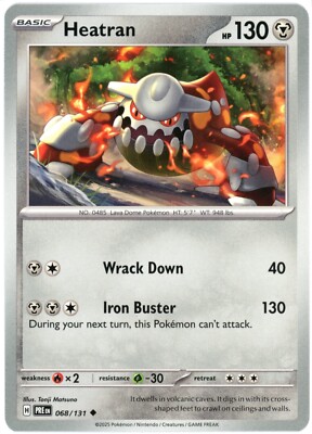 Heatran - 068/131 - Prismatic Evolutions - Pokemon - NM/M | eBay