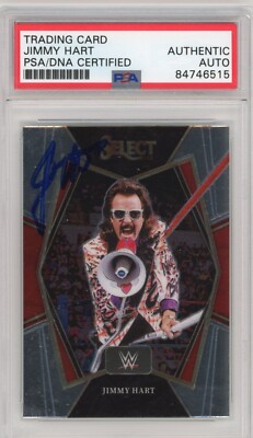 2022 Select Jimmy Hart signed Card #115 PSA DNA Autographed Auto WWF ...