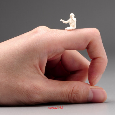 1/64 Scale Sitting Girl Male Scene Doll Mini Figures Model For Cars ...