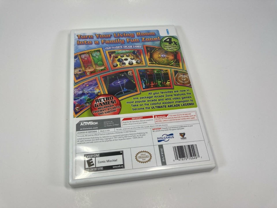 Nintendo Wii Arcade Zone CIB Complete 47875759497| eBay