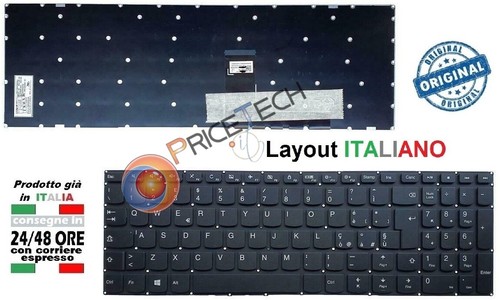Tastiera layout ITA Keyboard per LENOVO IdeaPad V110-15AST V110-15IAP ...