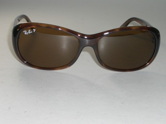 Ray Ban RB4061 Tort Brown Shade Polarized Lens Wrap Sunglasses S12 for ...