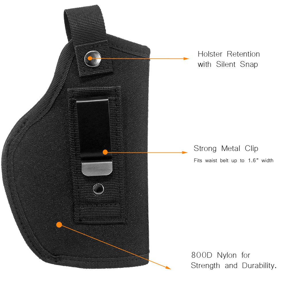 Tactical Concealed Carry IWB Tuckable Gun Holster Right Hand Pistol Gun ...