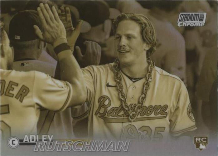 2023 Topps Stadium Club - Chrome Adley Rutschman #104 Gold Minted ...
