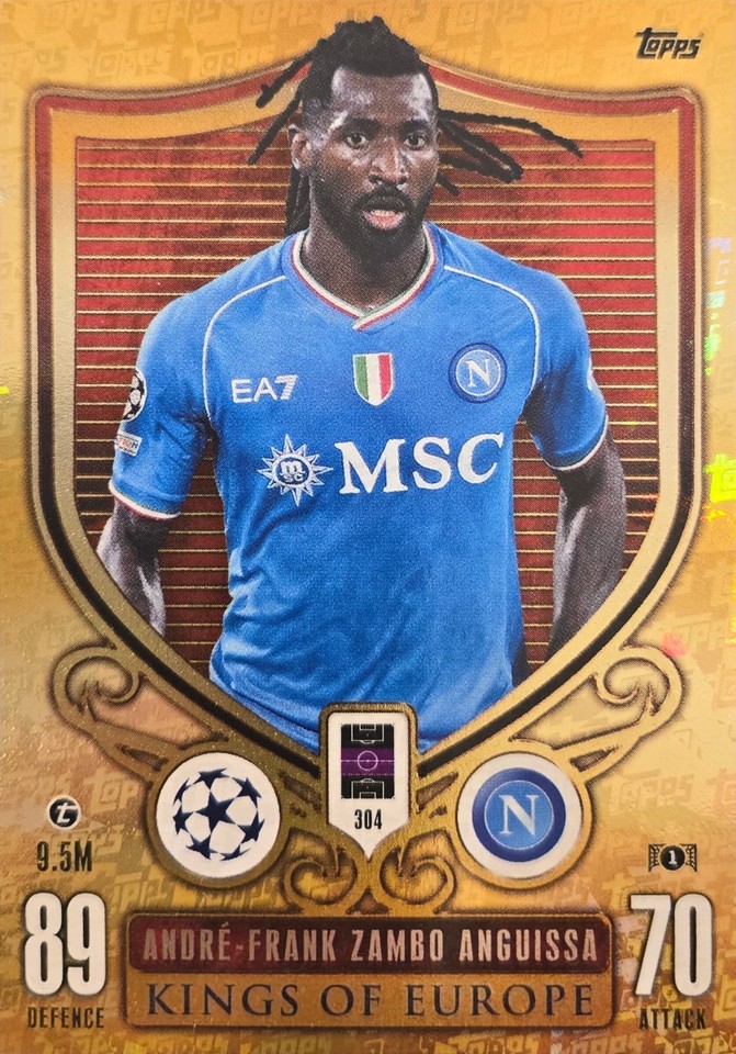 Napoli Club Topps Match Attax Extra UCL 2025-2026 (Lot of 36 Cards) | eBay