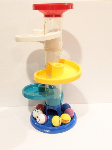 1995 TOMY Ball Party Roll Around Tower Complete ONLY 8 Balls RARE ...