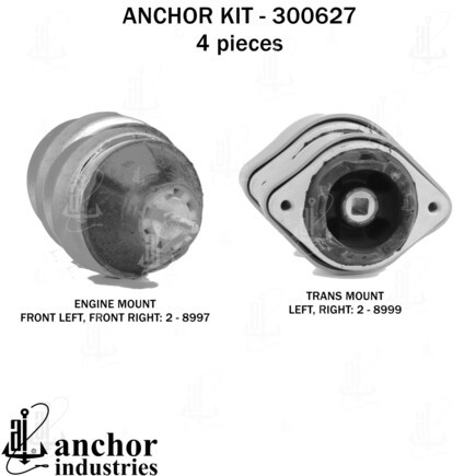 Anchor Motor Mounts 300627 300627 | eBay