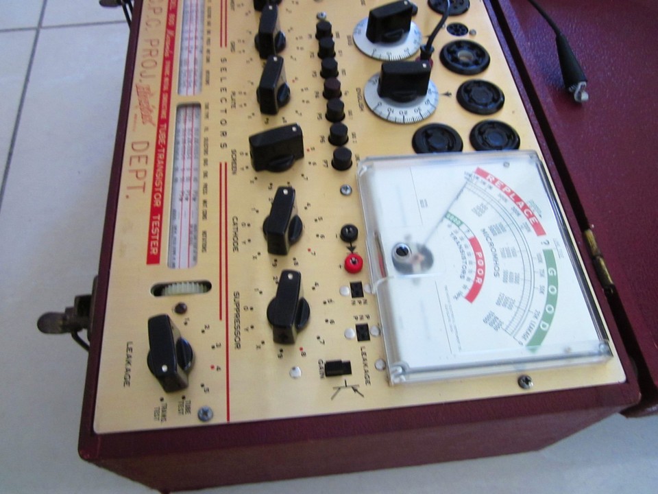 Hickok 800 Tube Tester with tube test data book | eBay