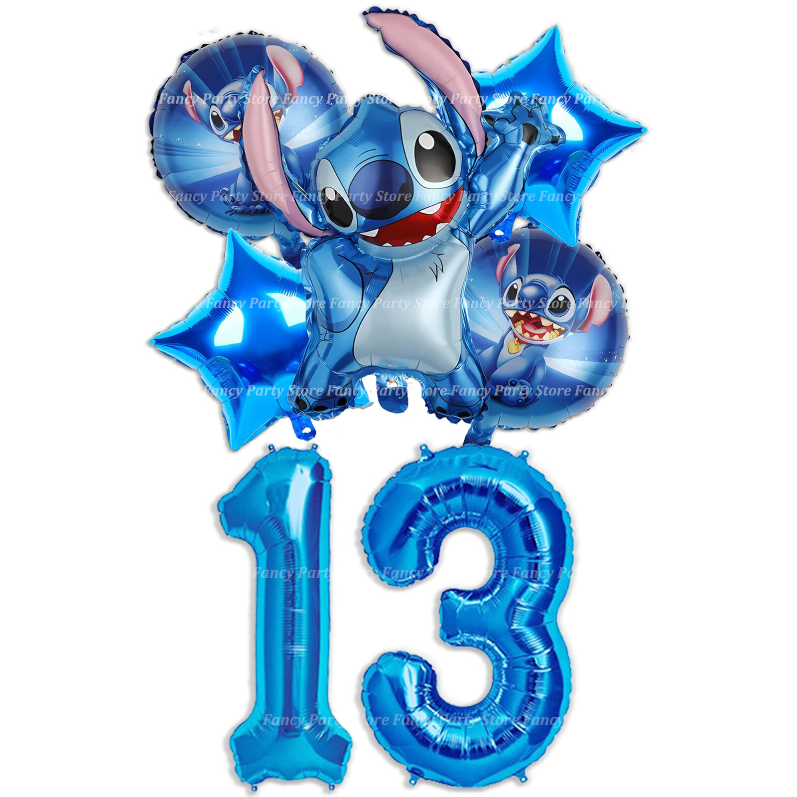 Stitch Balloons Stitch and Angel Birthday Balloons Lilo and Stitch ...