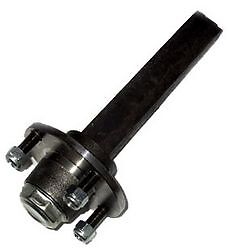 Trailer Stub Axle 60 x 300mm & Hub 6 Stud 205mm PCD 2350kg Off Road Use ...