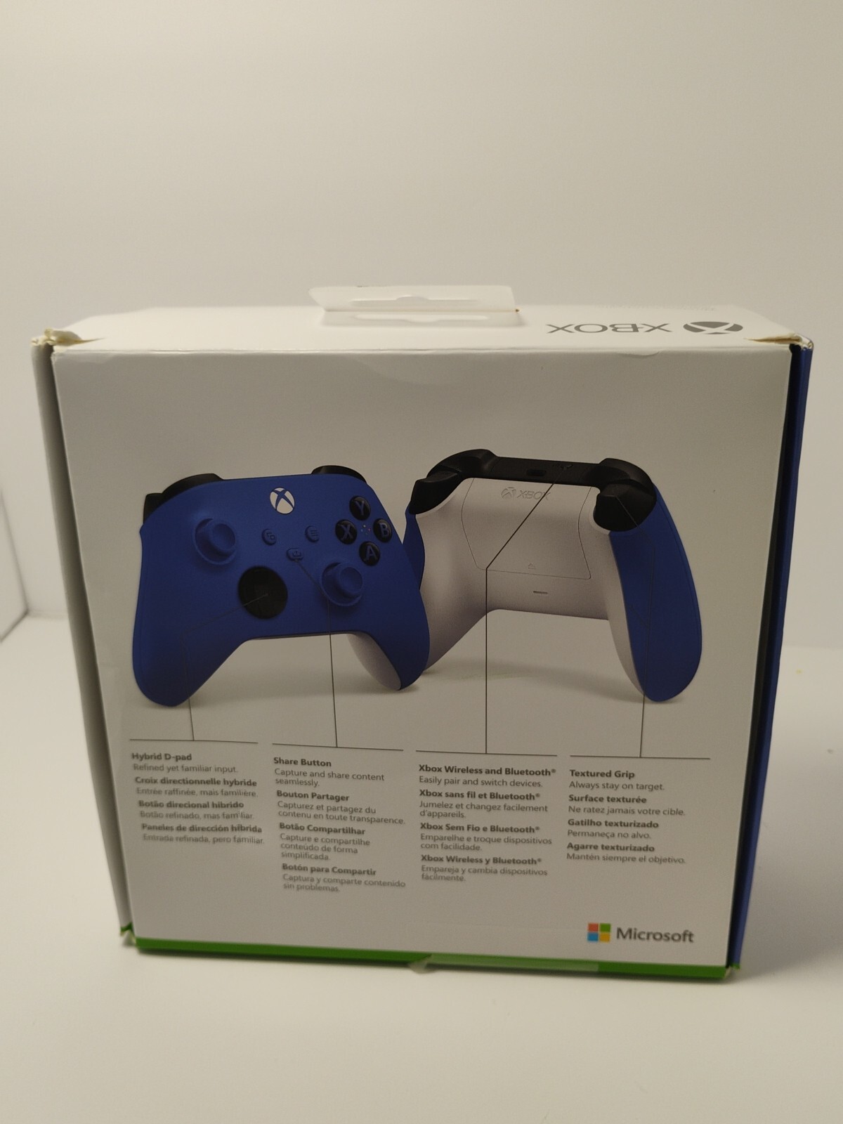 Microsoft Xbox Wireless Controller - Blue (QAU-00065) for sale online ...