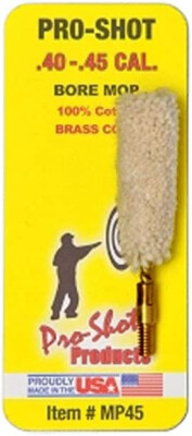 Pro Shot #MP-45 Bore Mop fits .40-.45 USA MADE @ Below Wholesale Price ...