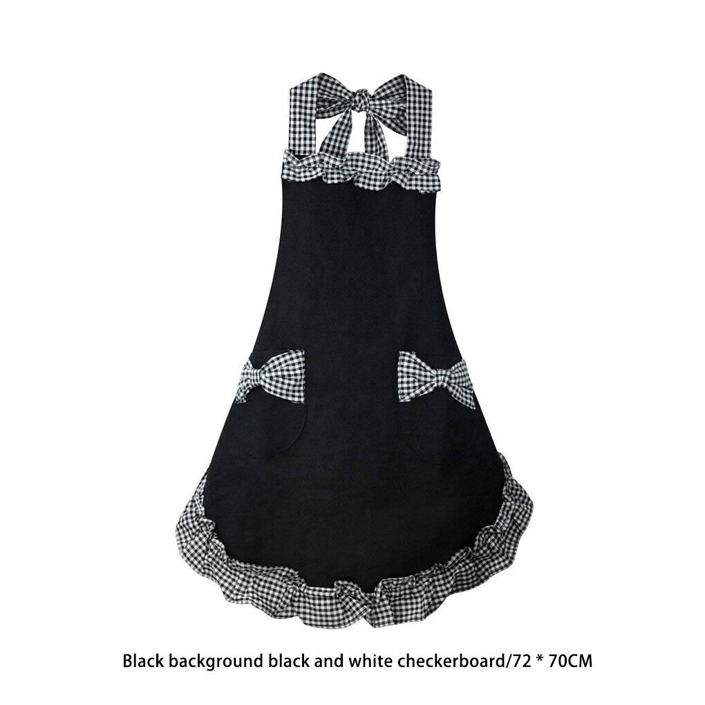 Baking Aprons Kitchen Pinafore Chef Work Softness Frilly Cooking ...