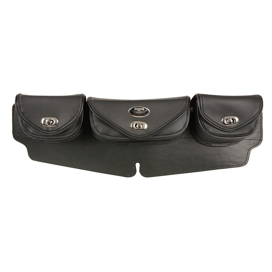 Large Triple Pocket Windshield Mount Bag w/ Turn Clasps (22X6X3) | eBay