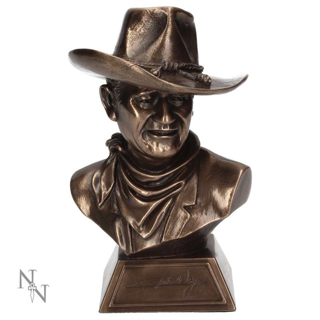 Official John Wayne Small Collectable Bronze Bust 18cm - Boxed for sale online | eBay