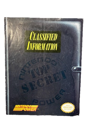 Nintendo Power: Classified Information Booklet Strategy Guide (NES ...