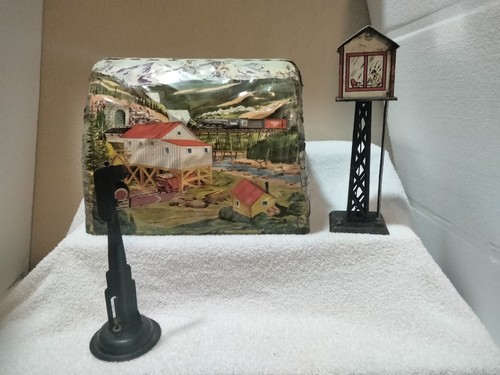 Marx O Scale Train Tunnel # 392 & Tested Switchman Tower # 413 ...