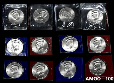 2005 2006 2007 2008 2009 2010 P & D Kennedy Half Dollar 12 Satin Finish ...