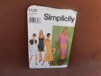 Simplicity Misses' Dress & Jacket Sizes 6 - 16 Uncut Pattern 9122 | eBay