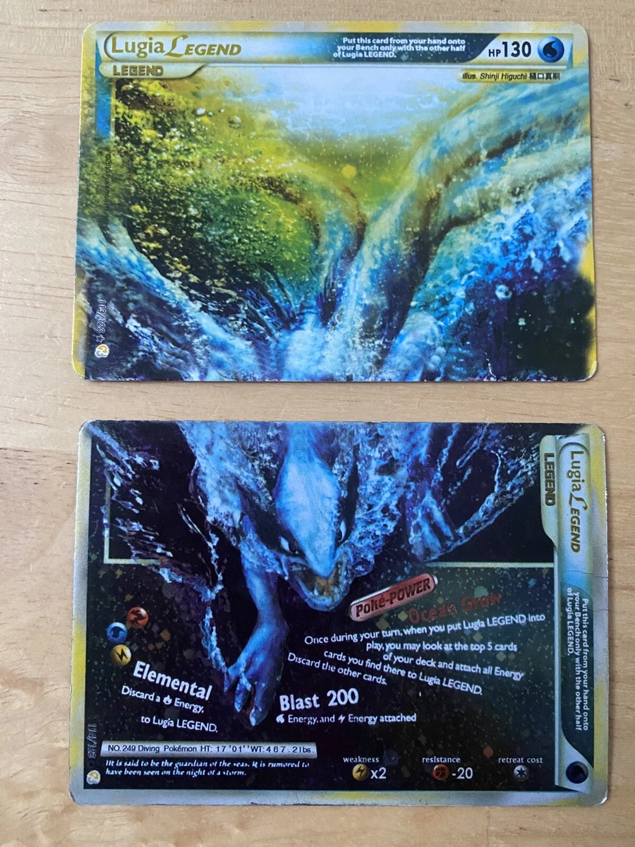 Lugia Legend Pokemon Card