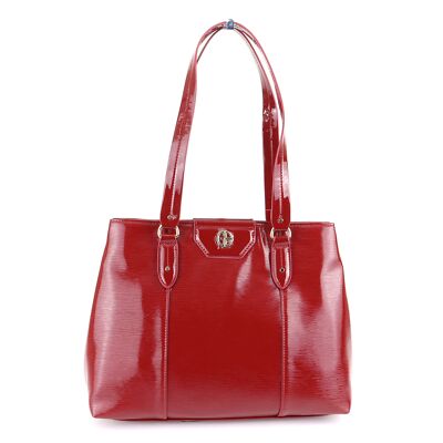 Giani Bernini Bark Patent Faux Leather Tote / Shoulder Bag / Purse $130 ...