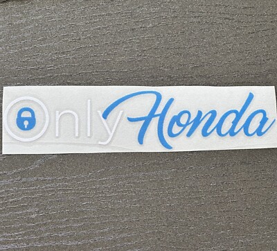 ONLY FANS THEME DECAL FOR HONDA JDM S2K EF EG EK DC CIVIC INTEGRA ...