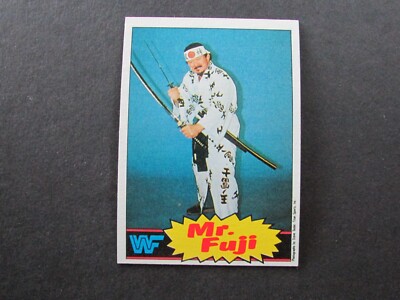 1985 Topps WWF Card #17 Mr. Fuji 1st Listing | eBay