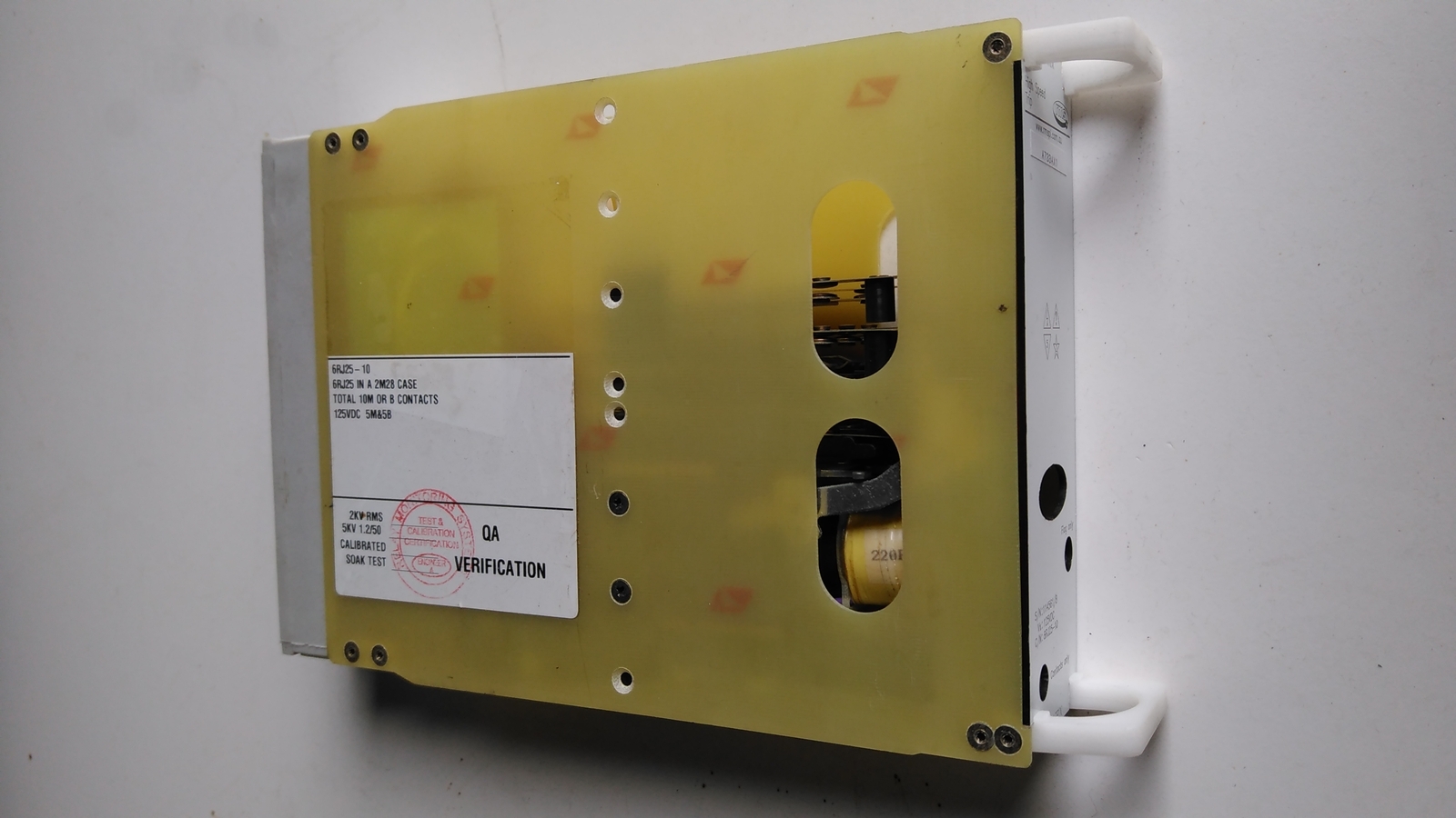 MATRIX, RMS, Used / 6RJ25-10 / High Speed Trip, 125VDC, 10M OR B ...