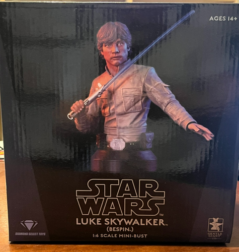 Gentle Giant Star Wars Luke Skywalker Bespin Bust Statue Empire Strikes ...
